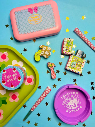 Polly Pothead Stash Box – The Peach Fuzz