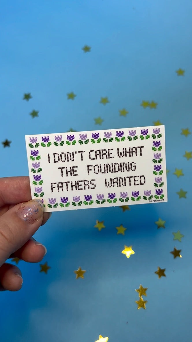 Founding Fathers Sticker – The Peach Fuzz