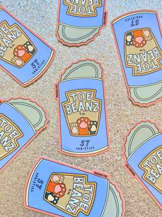 Toe Beans Sticker – The Peach Fuzz