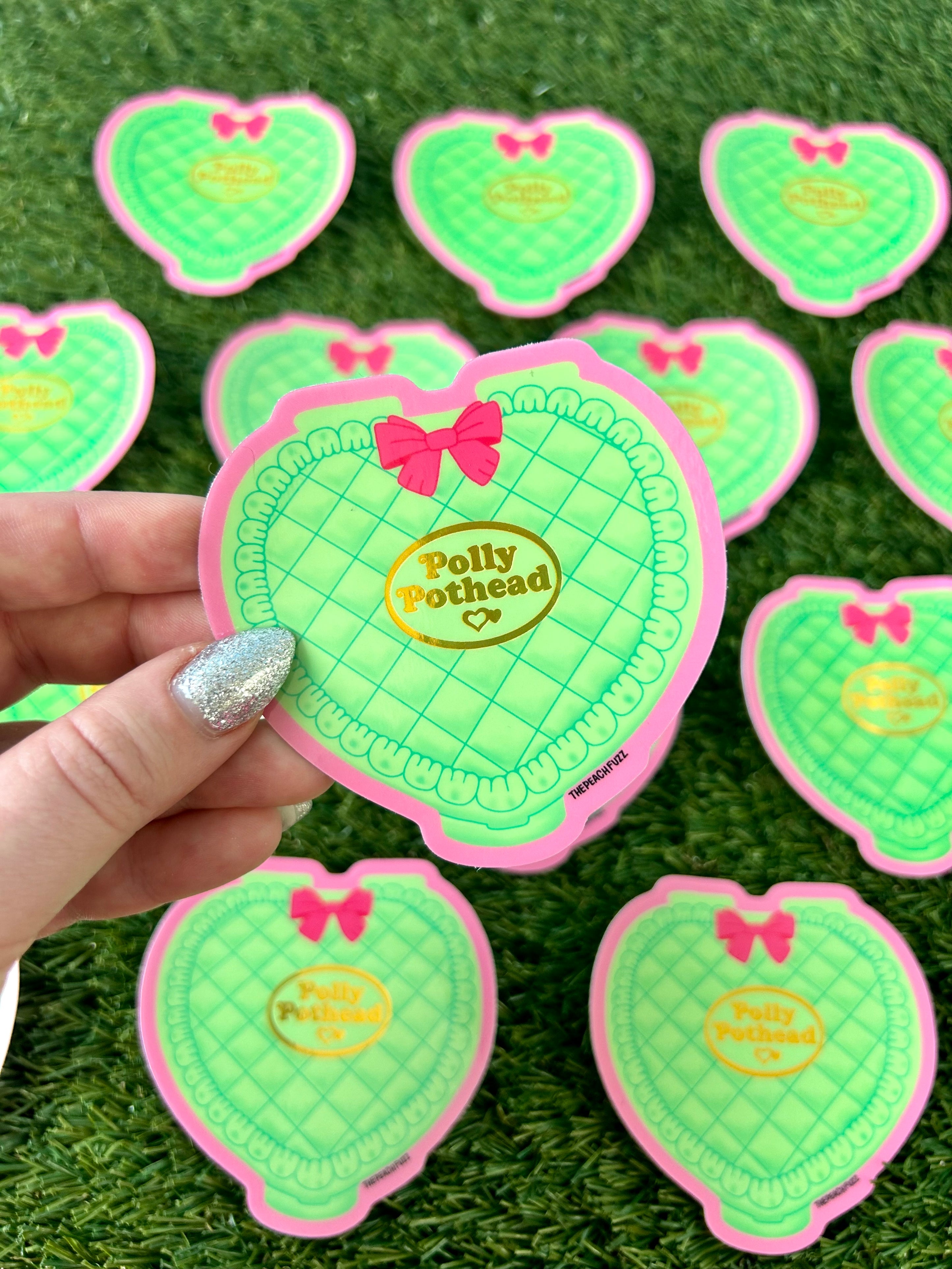 Polly Pothead Sticker – The Peach Fuzz