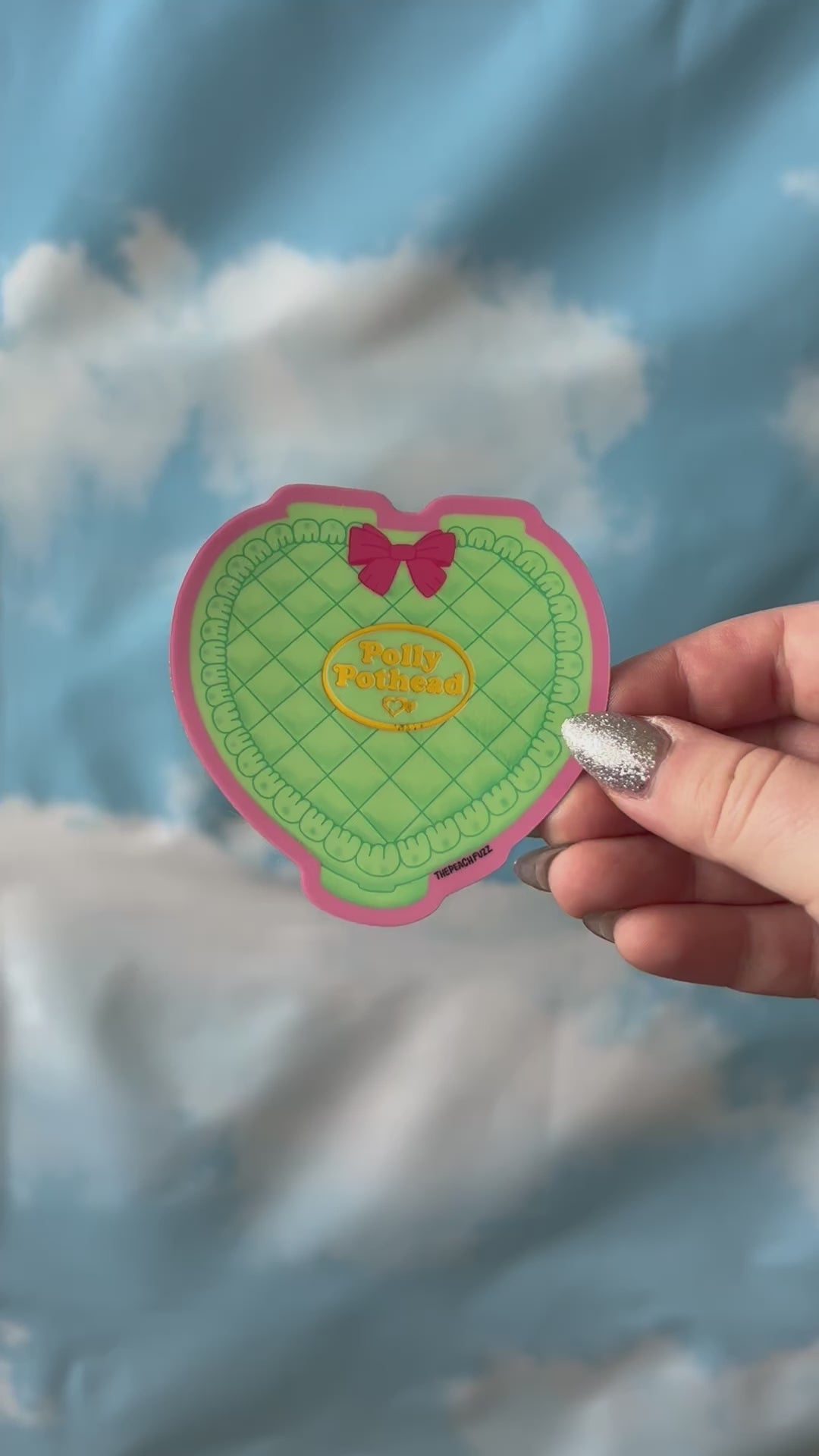 Polly Pothead Sticker – The Peach Fuzz